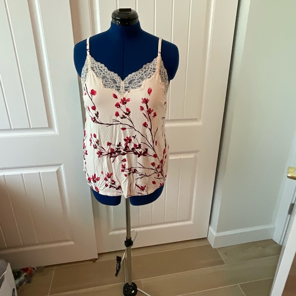 Soma | Tops | Soma Floral Shelf Bra Tank | Poshmark